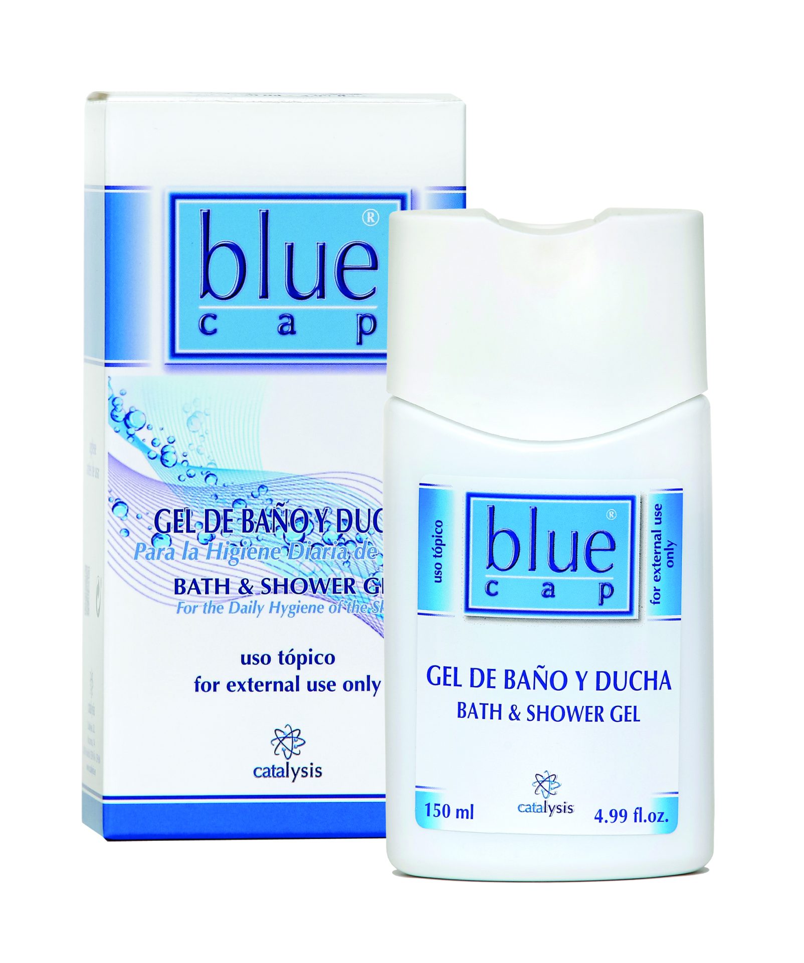 Blue Cap gel za prhanje in kopel, 150 ml - Lekarna Plavž