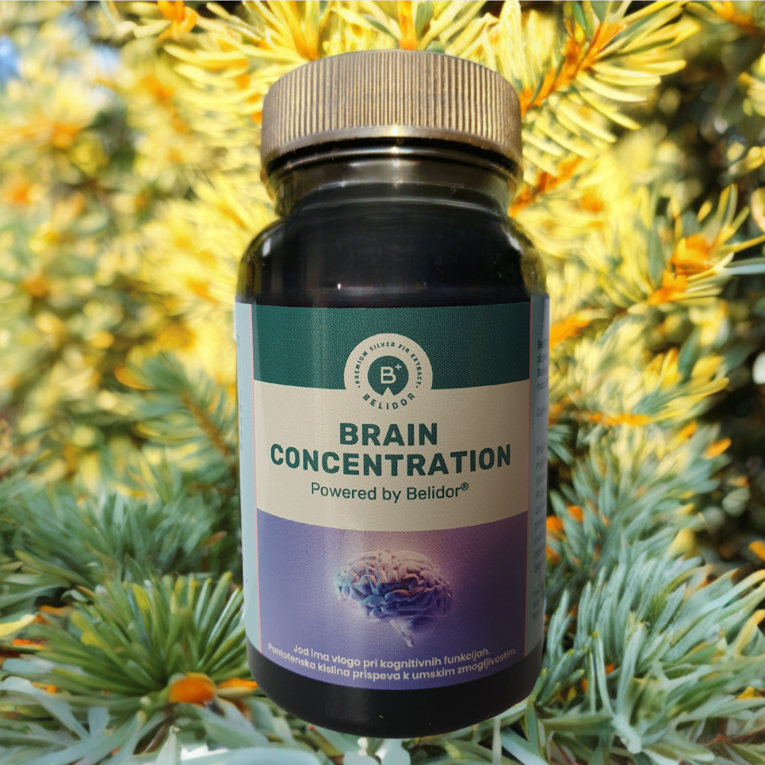 Belidor Brain Concentration kapsule, 30 kapsul - Spletna lekarna Plavž